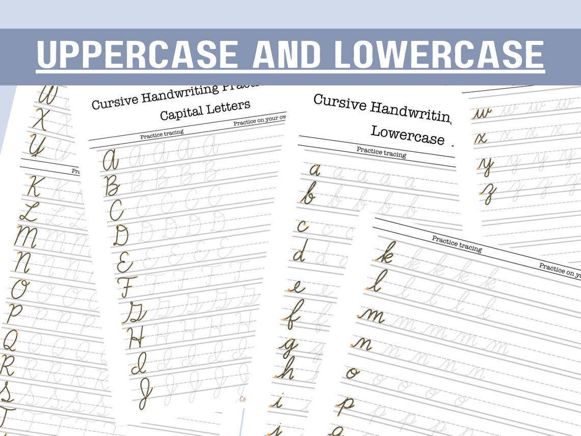 Cursive Handwriting Worksheets Printable Handwriting Practice Worksheet ...