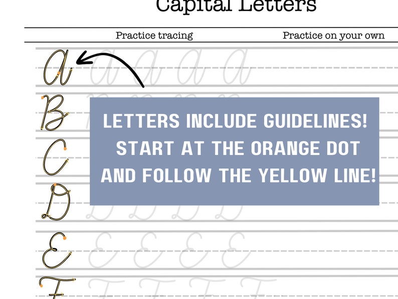 Cursive Handwriting Worksheets Printable Handwriting Practice Worksheet Alphabet Cursive ...
