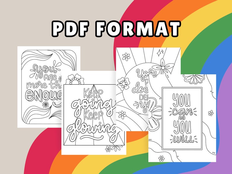 Self Love Coloring Pages, Mental Health Colouring Pages, Therapy ...