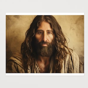 The Real Jesus: Capturing Authenticity in Meticulous Detail Poster - Etsy