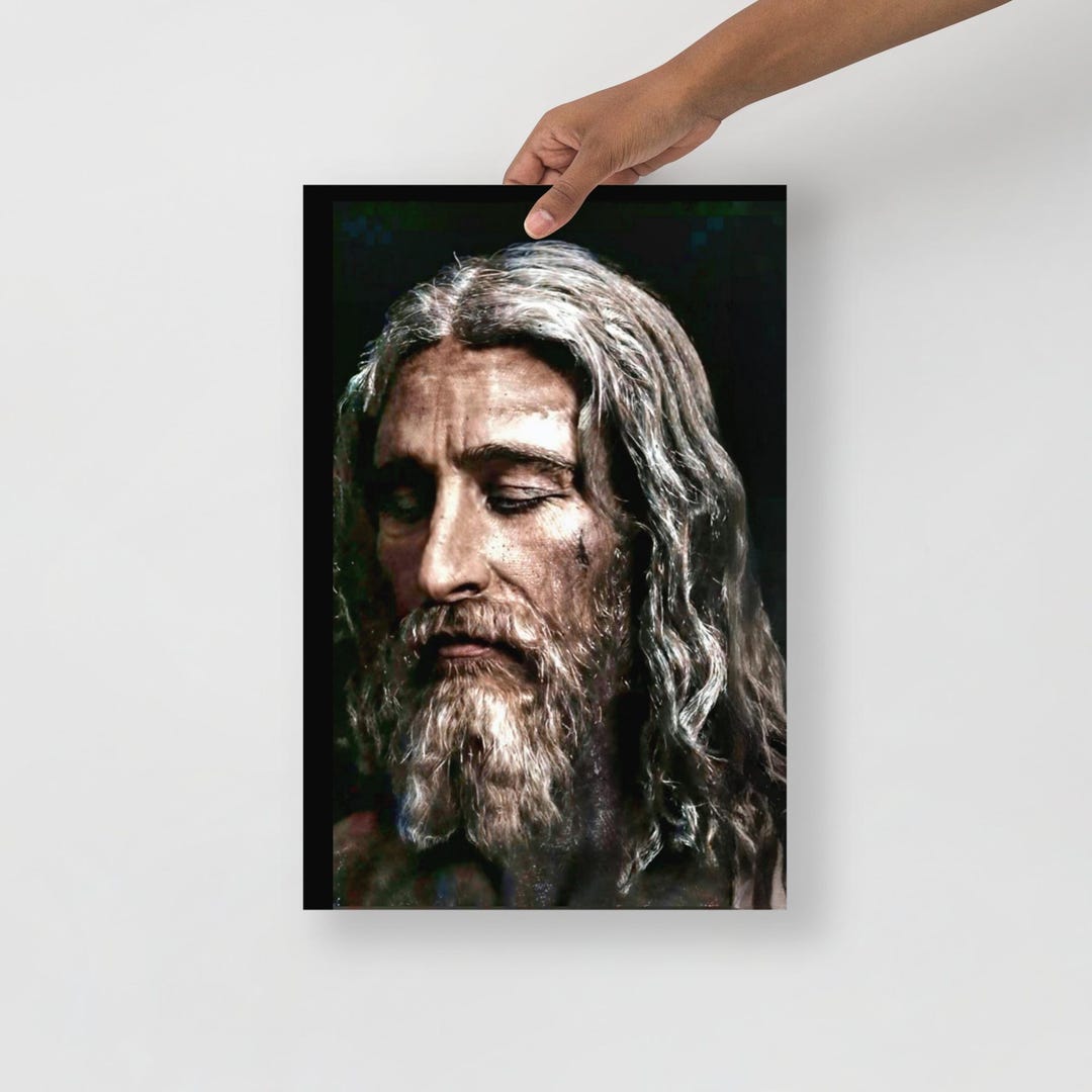 Shroud of Turin Face Study – Museum-quality Poster - Etsy