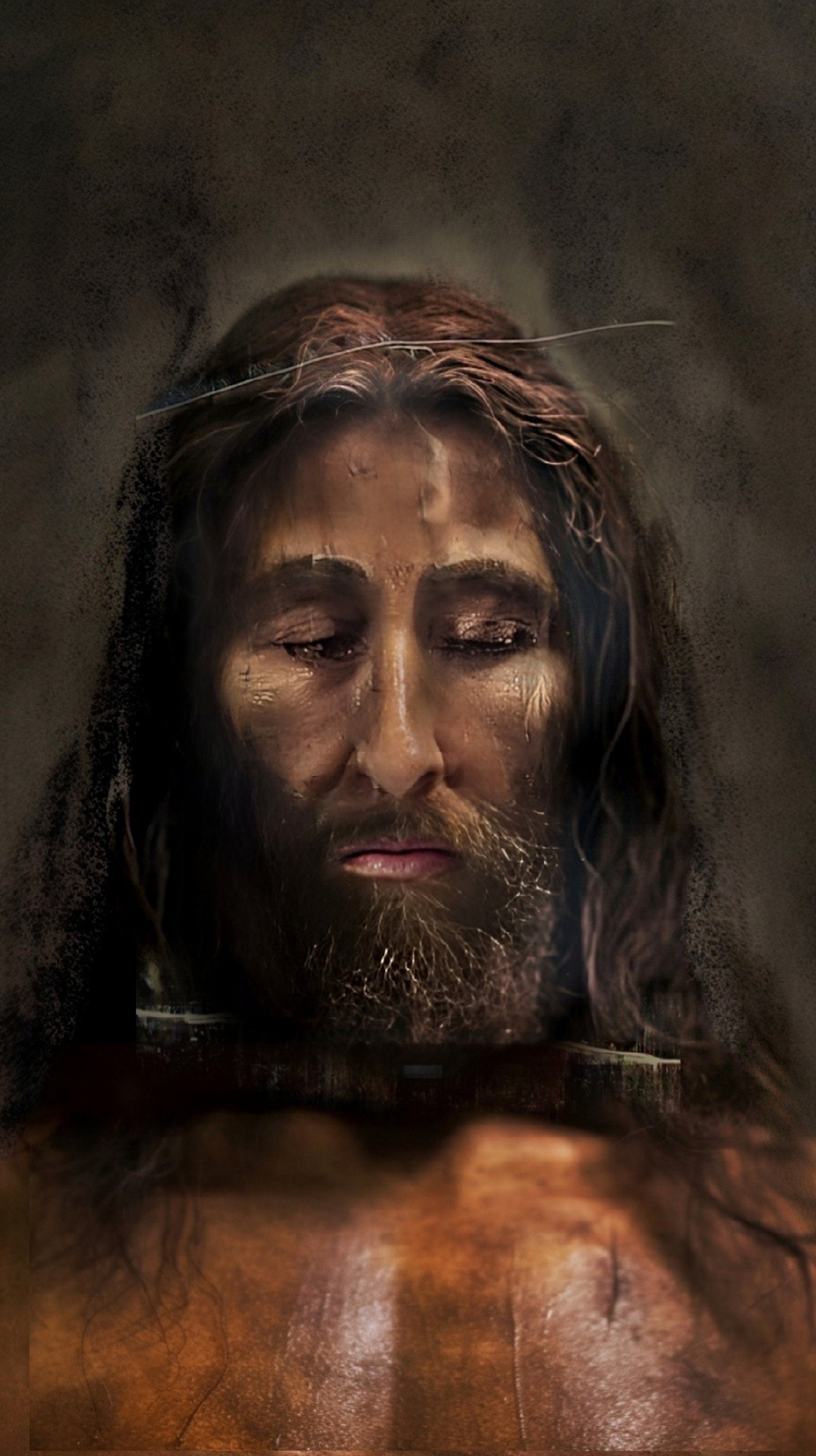 Restored Serenity: Shroud of Turin Digital Downloads color and B&W - Etsy
