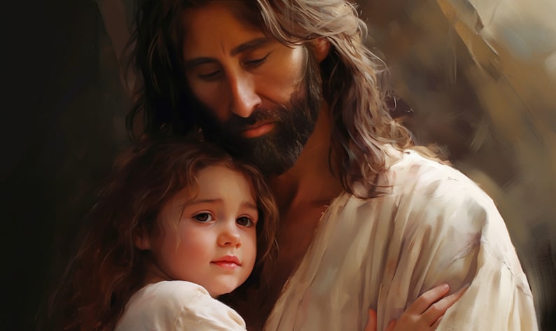 In His Arms: an Authentically Designed Turin Shroud-inspired Art Print ...