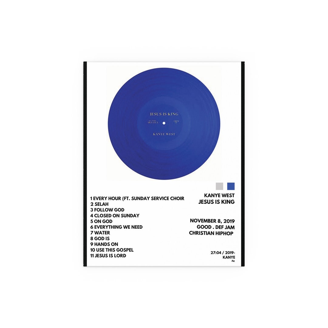 Kanye West Jesus is King Album Cover - Etsy