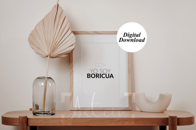Puerto Rico Wall Art | Yo Soy Boricua | Puerto Rico Art Print ...