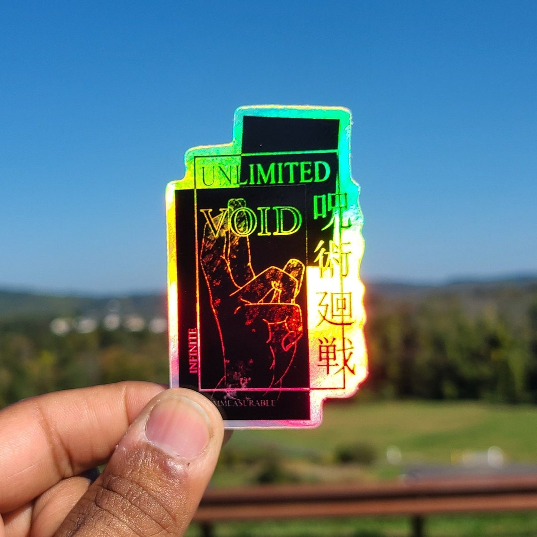 Holographic Void Die-cut Sticker - Etsy