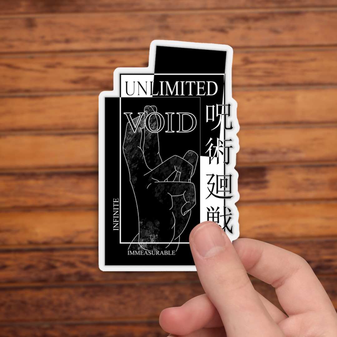 Limitless Void Smokey Fingers Crossed (white OR Transparent) Kiss-cut ...