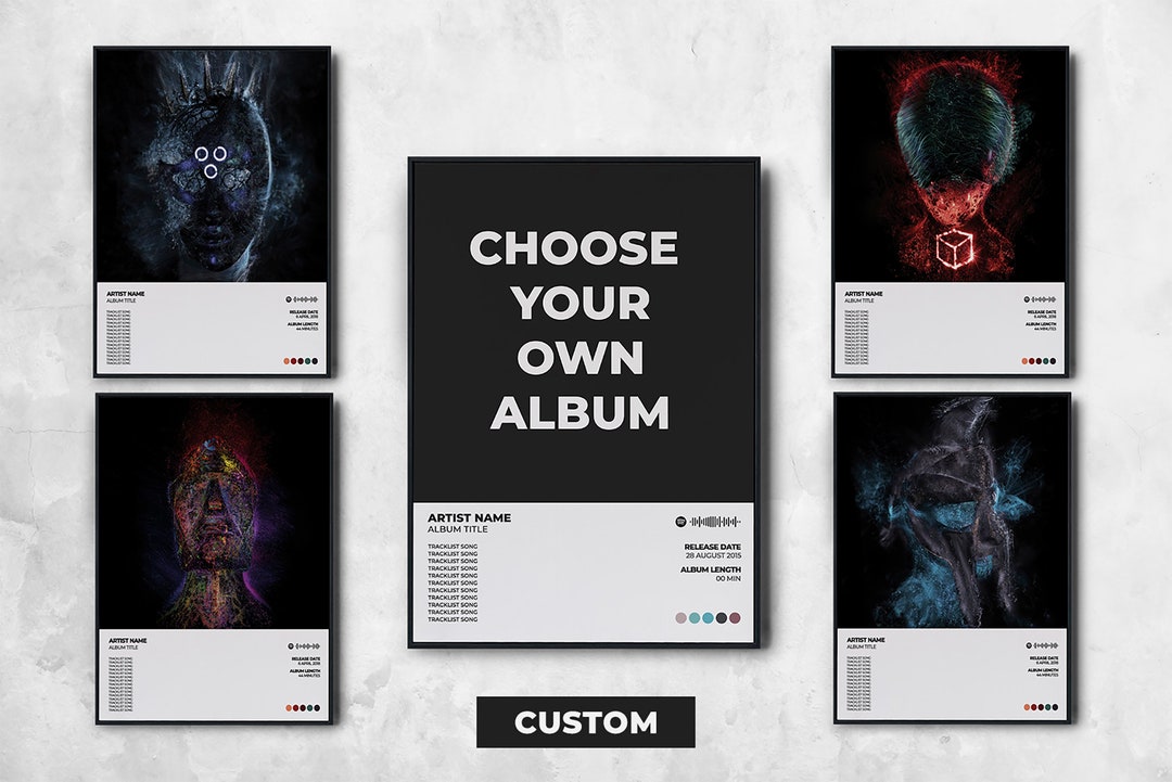 Choose Your Own Album Poster / Album Custom Posters / Print Wall Art ...