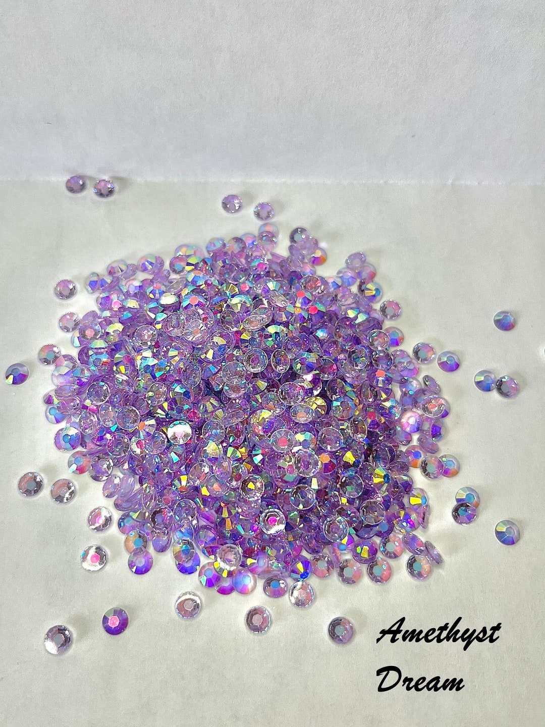 Transparent / Translucent Jelly Rhinestones 1000pcs - 5MM and 4MM Sizes ...