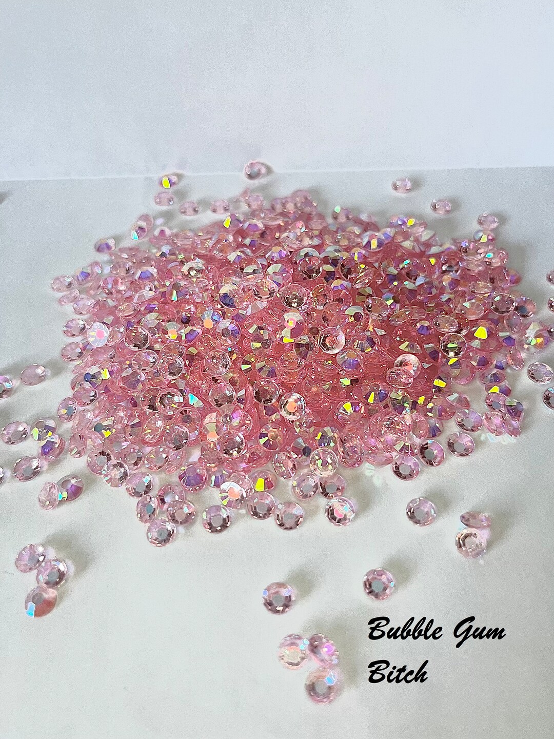 Transparent / Translucent Jelly Rhinestones 1000pcs - 5MM and 4MM Sizes ...