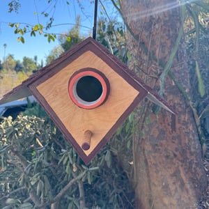 Triangular Hanging Birdhouse - Etsy