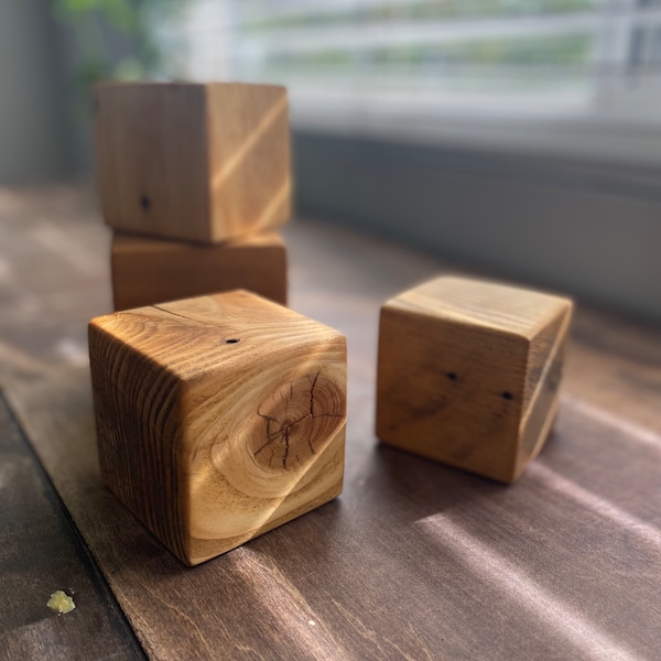 Reclaimed Wood Block - Etsy