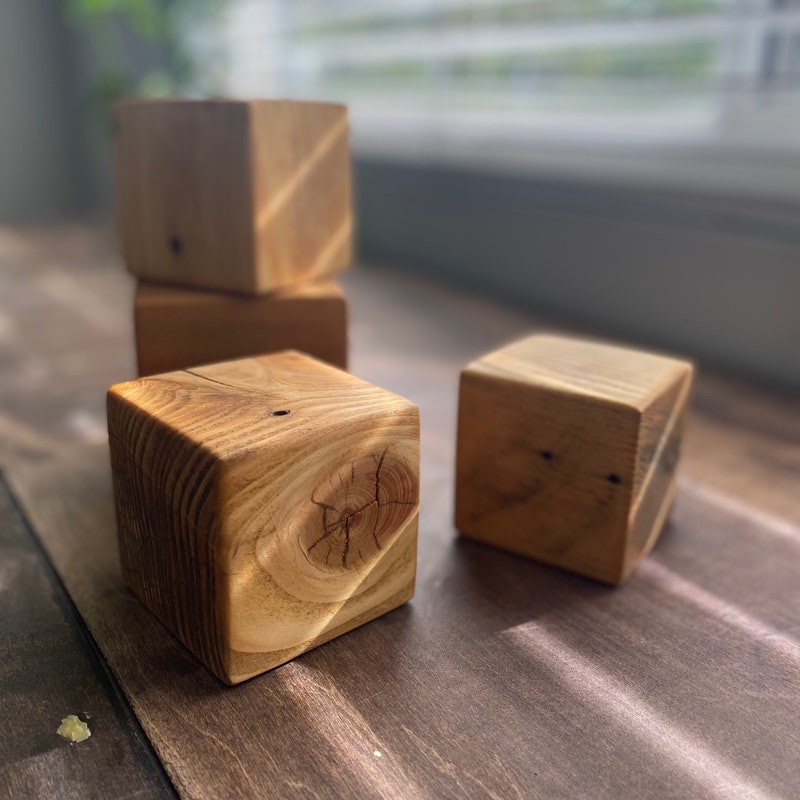 Wood Cube - Etsy