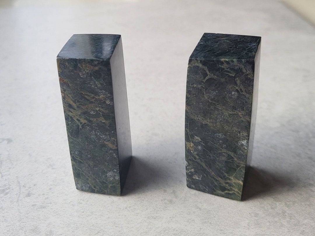 Dark Green Black Nephrite Jade Block 100% Canadian Fraser River Jade ...