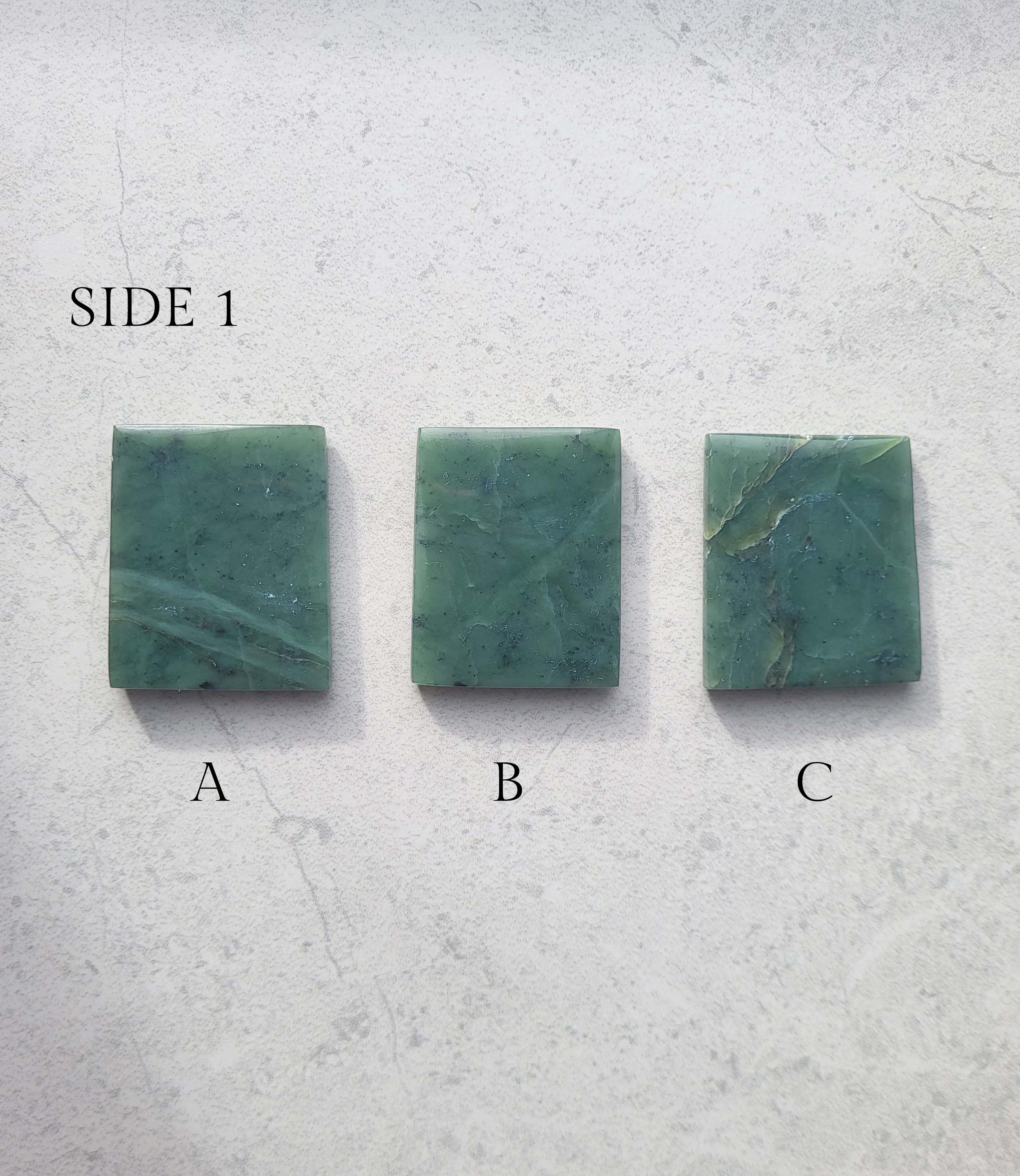 BC Nephrite Jade Mini Slab Genuine Mineral Gemstone Canadian Rock Raw ...