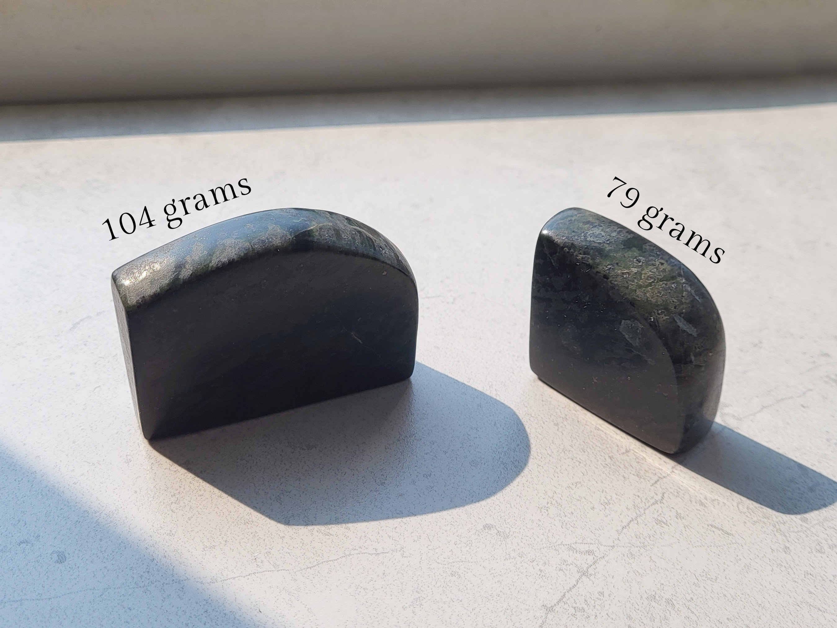 Dark Green Nephrite Jade Block Slab Genuine Natural Real Rock Semi ...