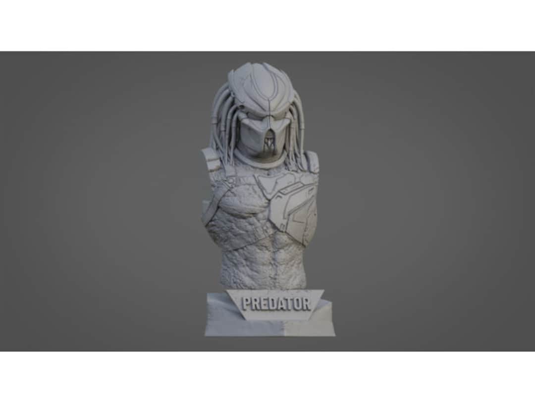 Predator Bust STL File - Etsy
