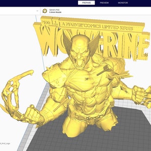 WOLVERINE BUST STL File - Etsy