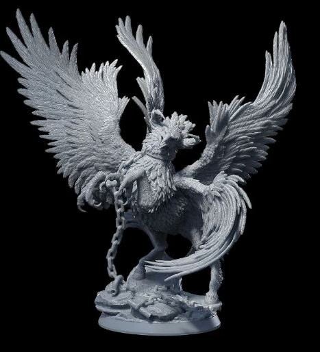 Gryphon Mythical Creature STL Model - Etsy