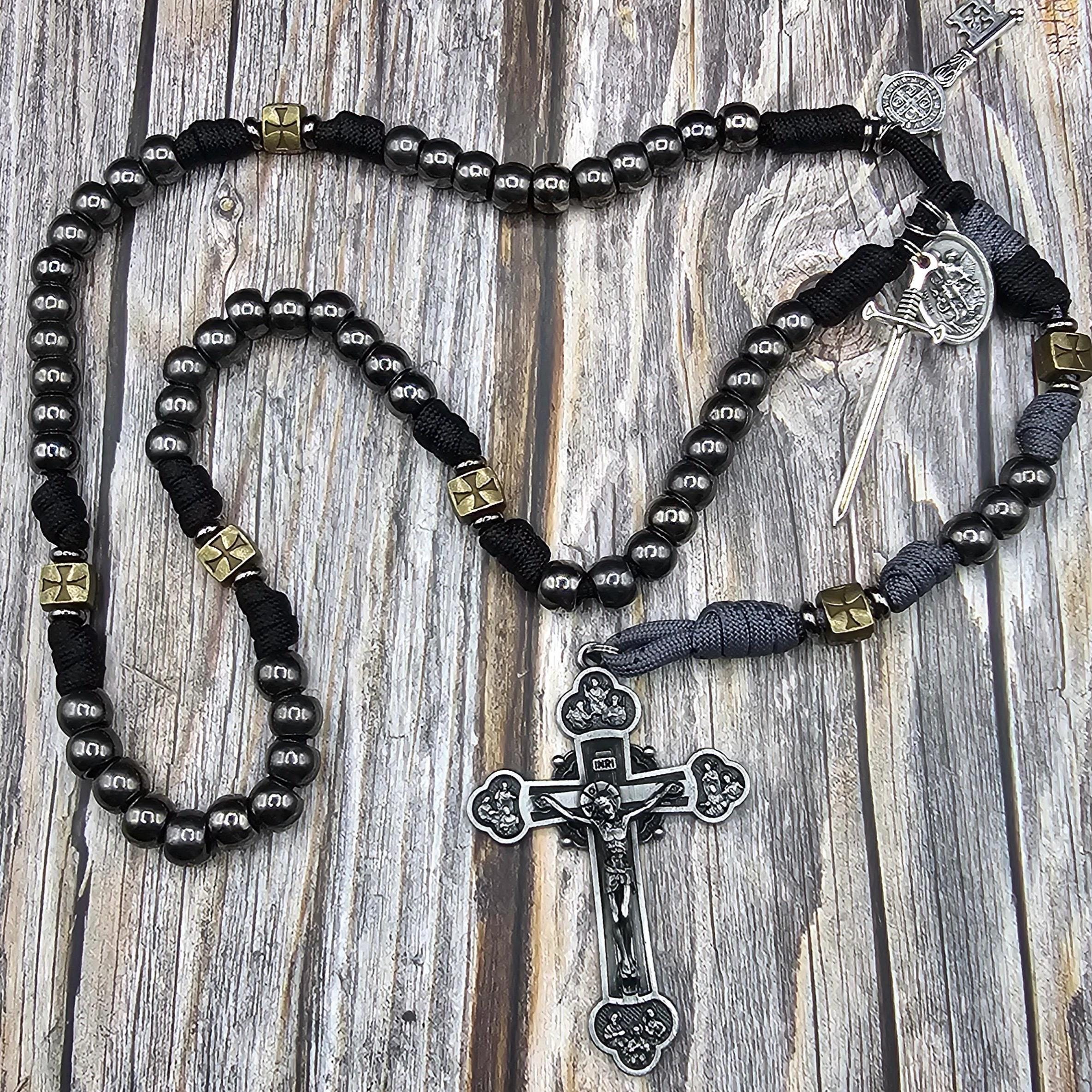 St. Michael the Archangel the Weapon Catholic Paracord Rosary - Etsy