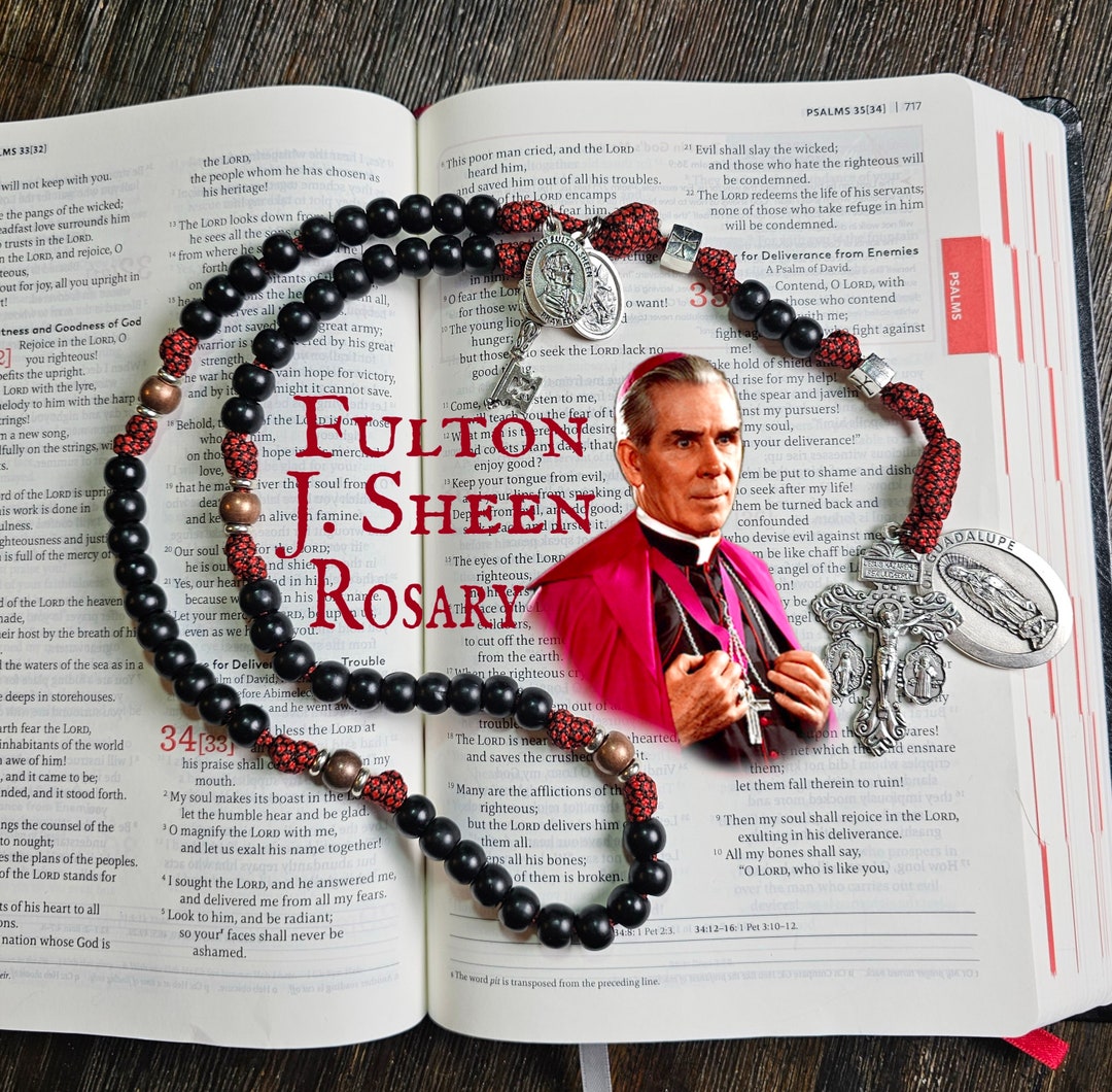 Fulton Sheen Catholic Rosary - Etsy
