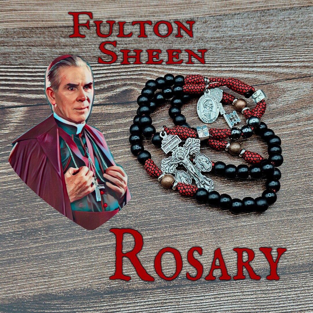 Fulton Sheen Catholic Rosary - Etsy