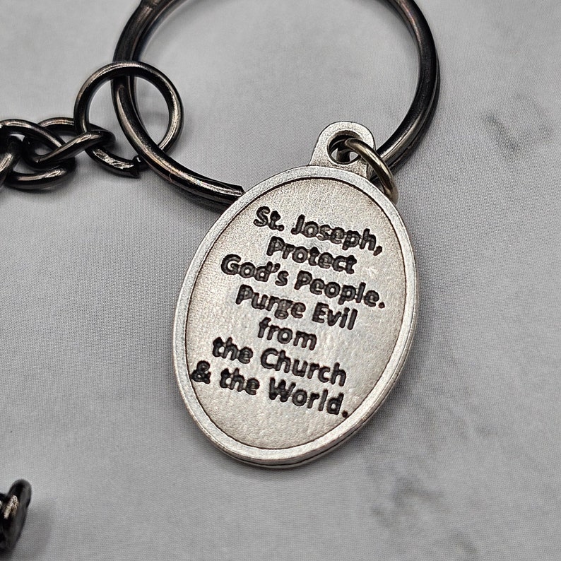 Crown of Thorns Crucifix W/ St. Joseph Terror of Demons Medal - Etsy