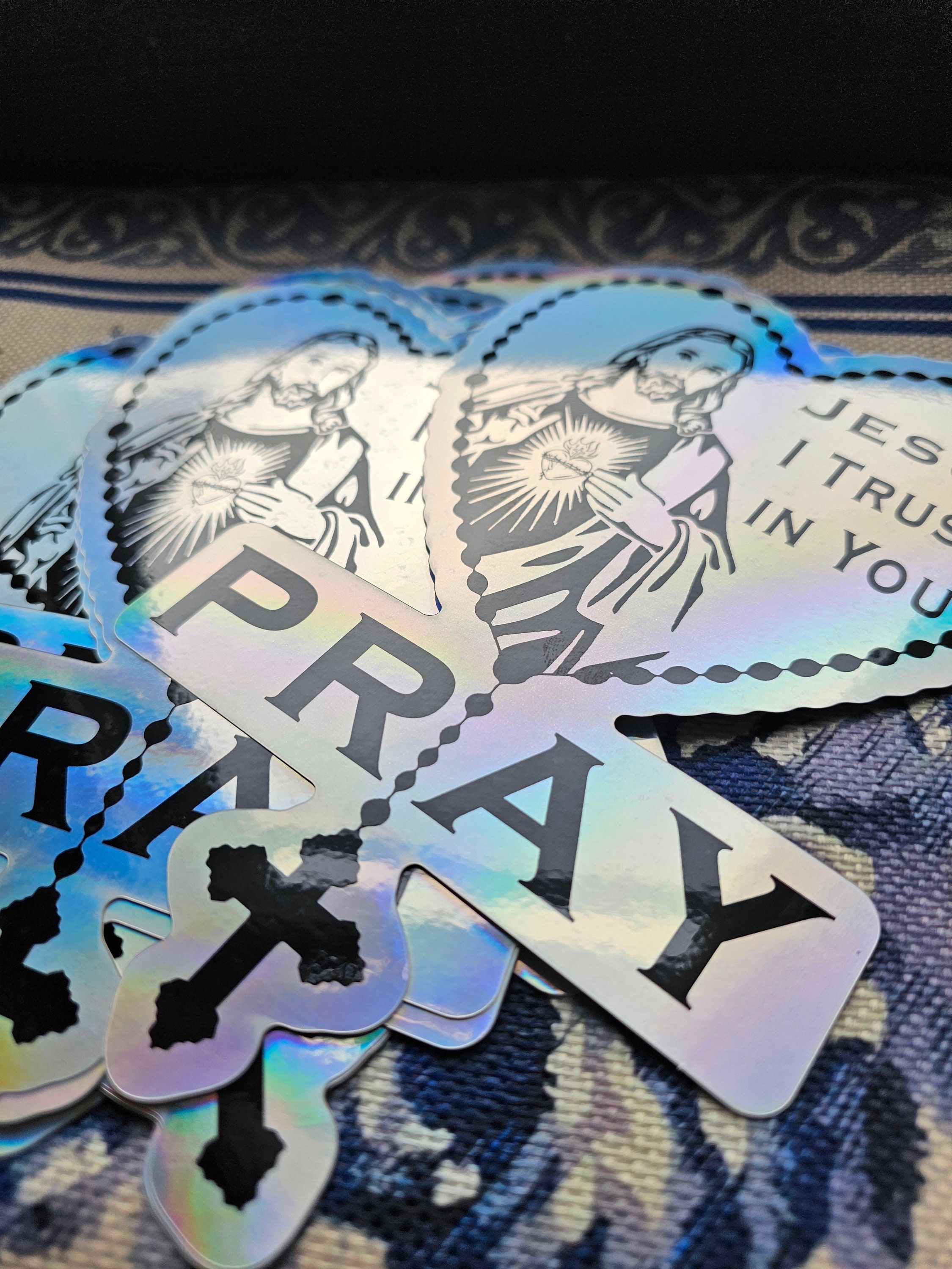 Divine Mercy Holographic Sticker *UV Resistant-indoor&outdoor* - Etsy