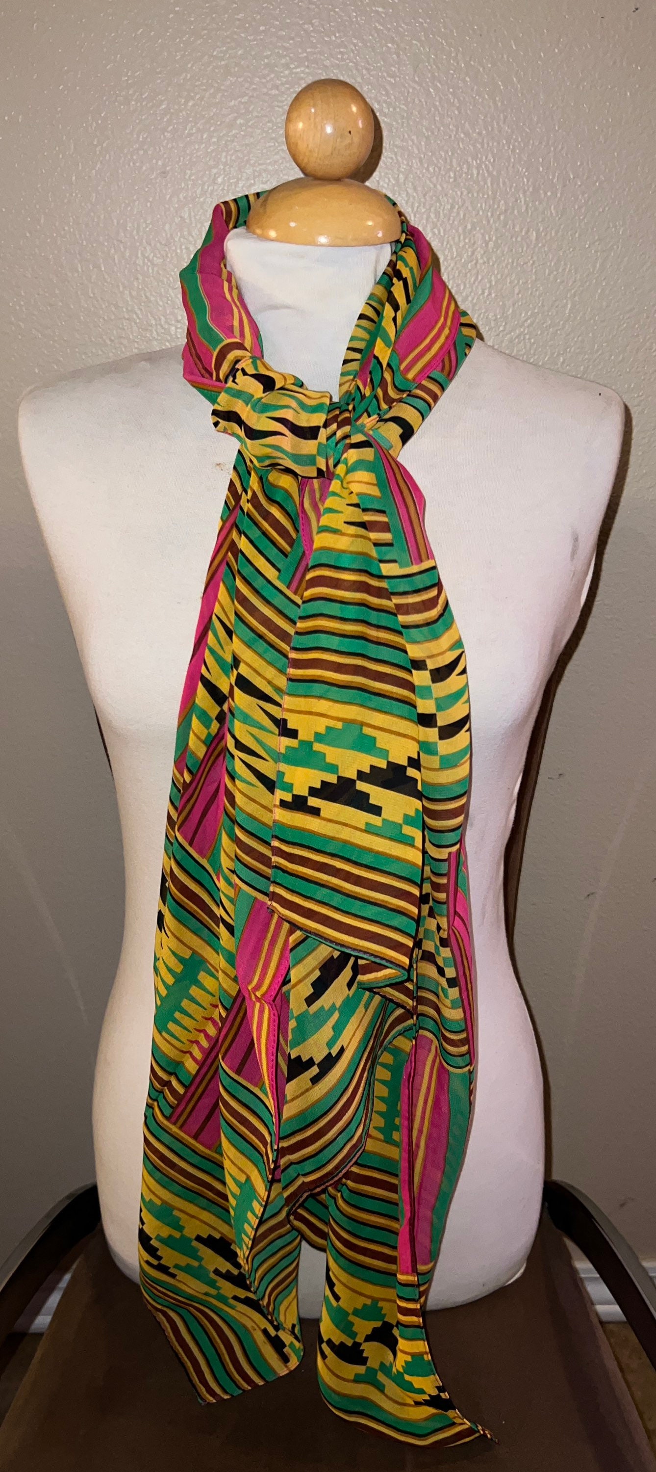 Kente-inspired Scarves From Ghana Africa - Etsy
