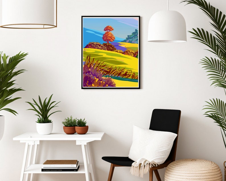 Abstract Wall Art, Digital Wall Decor, Wall Hanging, Wall Design ...