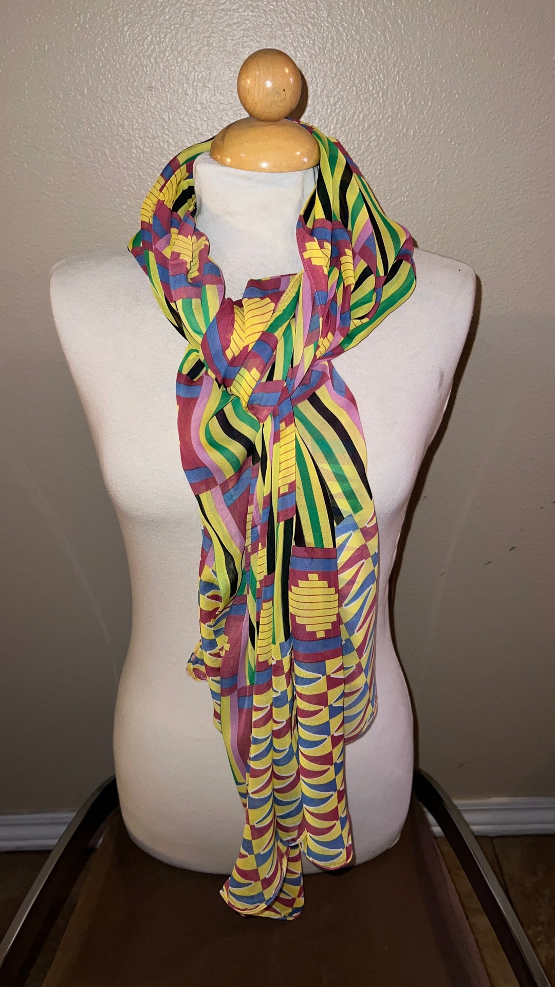 Kente-inspired Scarves From Ghana Africa - Etsy
