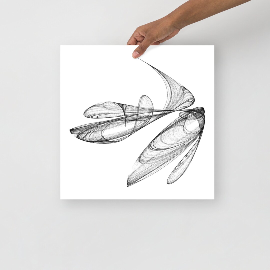 Warp Poster wh Abstract Minimalist Art - Etsy