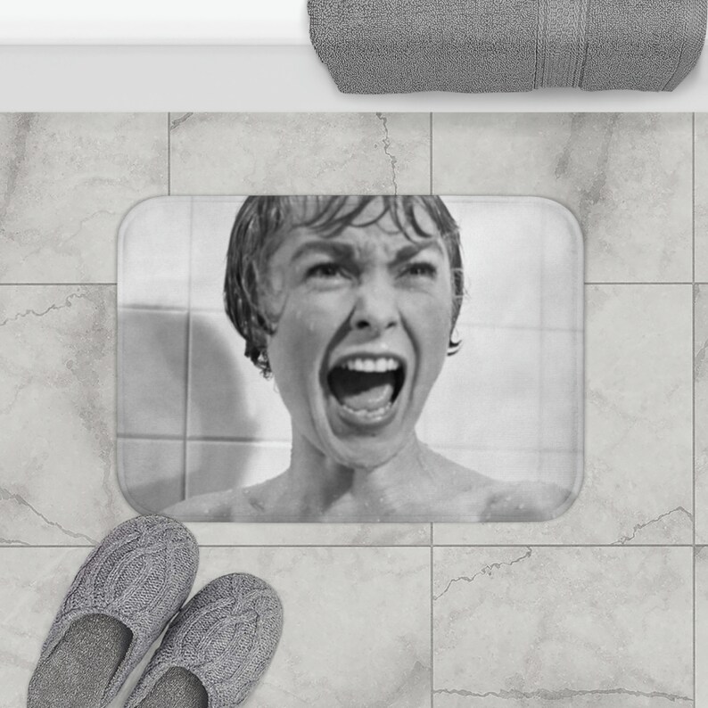 Psycho Bath Mat Horror Movie Decor - Etsy