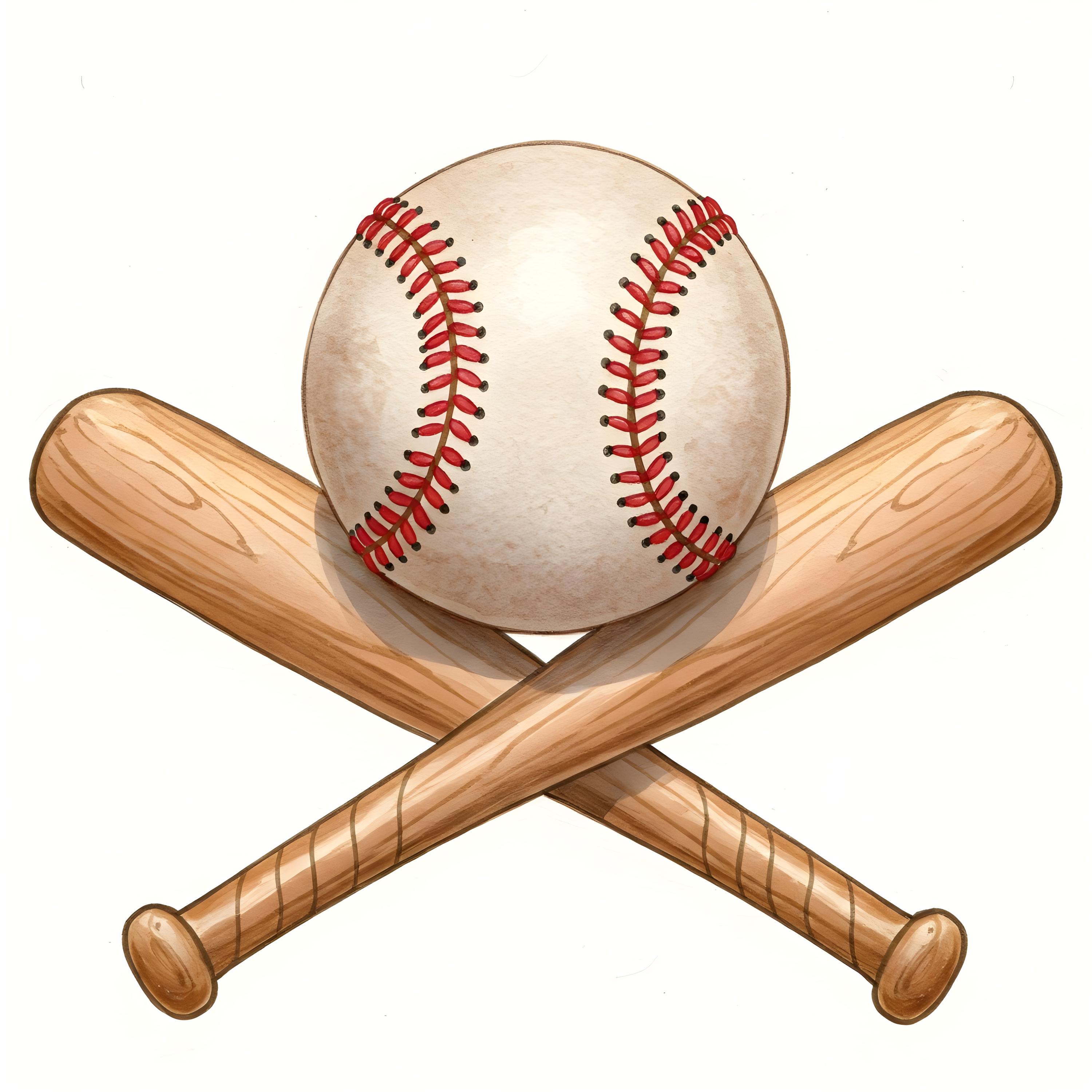 Baseball With Crossed Bats PNG – Fun Sports Sublimation Design ...