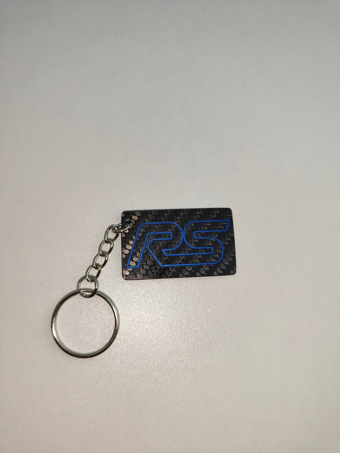 Ford Focus RS Logo Keyring Tag. Real Carbon Fibre. Choose Your Colour ...