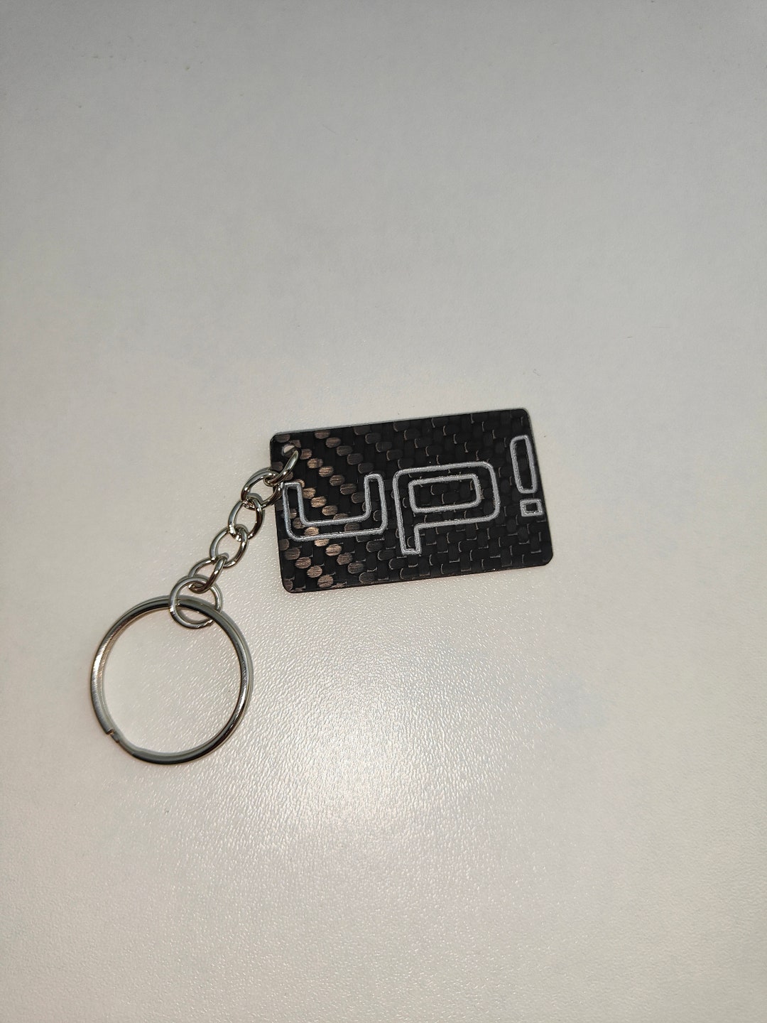 Volkswagen UP VW Logo Keyring Tag. Real Carbon Fibre. Choose Your ...