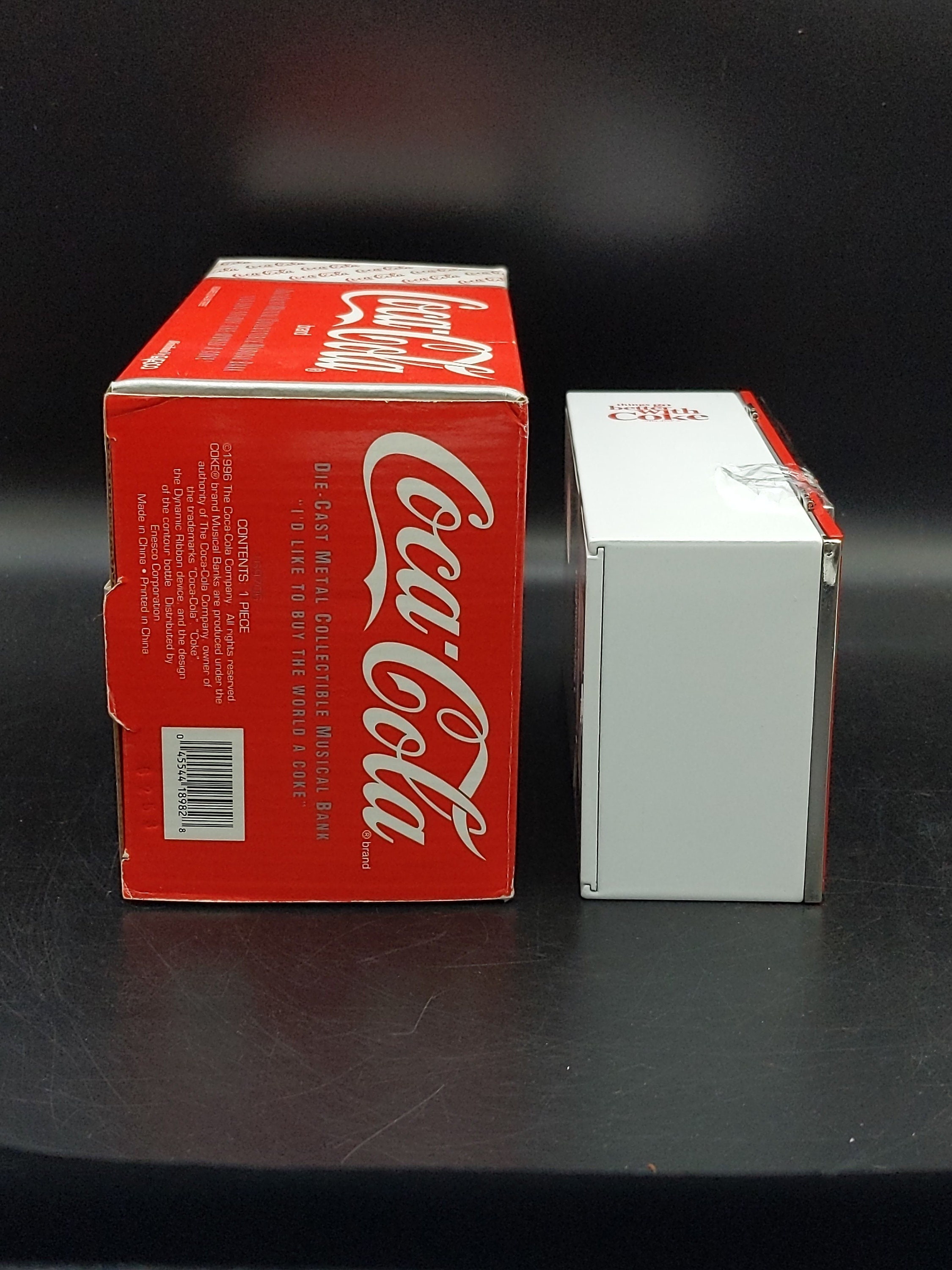 Coca Cola Die Cast Musical Bank 1996 by Enesco 169706 Fully Functional ...