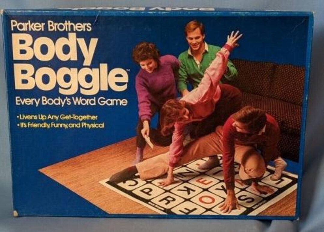 Body Boggle Board Game Parker Brothers 1984 NIB Stretch and Spell Words ...