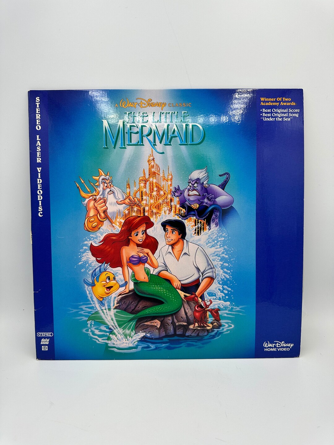 Rare Vintage the Little Mermaid Laserdisc 1990s 12 THX LD Video Movie ...