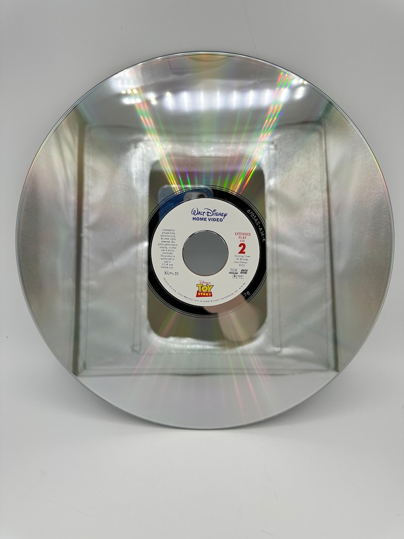 Rare Vintage Disney Toy Story Laserdisc 1995 12 Dolby Digital Edition ...