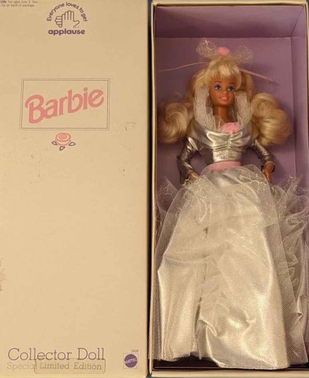 1991 Applause Barbie Collector Doll Mattel #3406 - Limited Edition NRFB ...