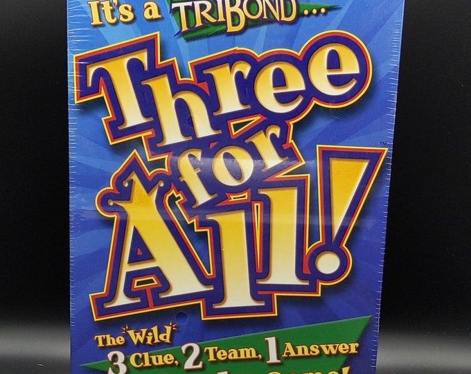 Tribond Three for All Party Board Game 2000 Patch Products Complete ...