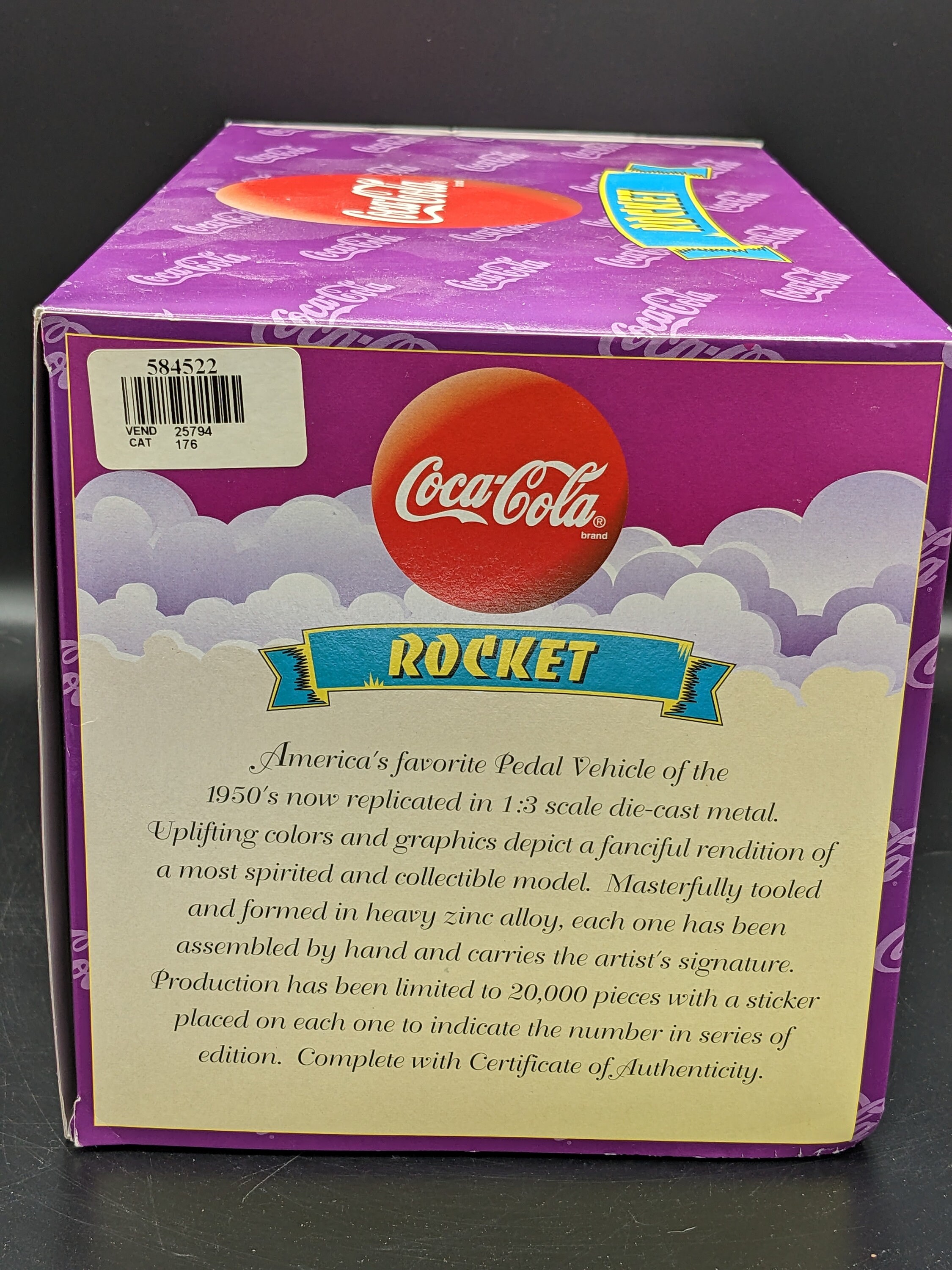 Vintage Coca Cola Rocket Die Cast Limited Edition 1:3 Scale - Etsy