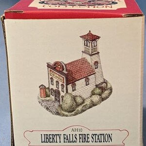 1992 Liberty Falls Fire Station Miniature AH10 With Original Box - Etsy