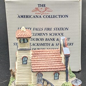 1992 Liberty Falls Fire Station Miniature AH10 With Original Box - Etsy