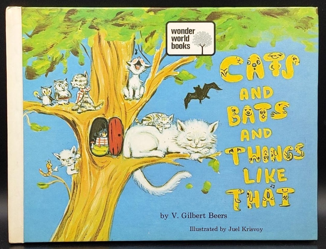 Cats and Bats and Things Like That by Gilbert Beers 1973 - Etsy