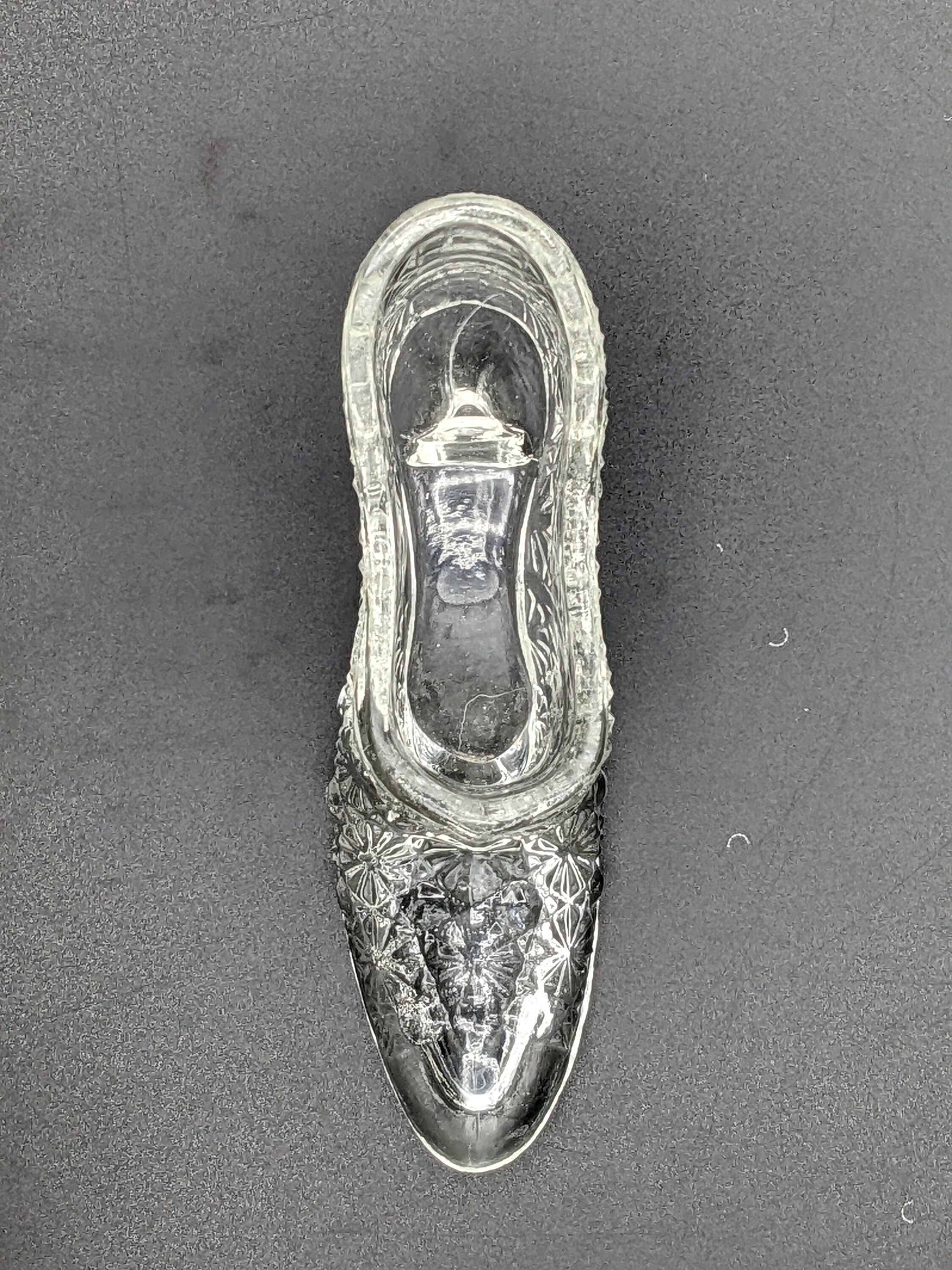 Vintage Fenton Clear Glass Shoe Button and Daisy Pattern - Etsy