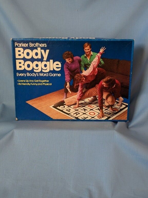 Body Boggle Board Game Parker Brothers 1984 NIB Stretch and Spell Words ...