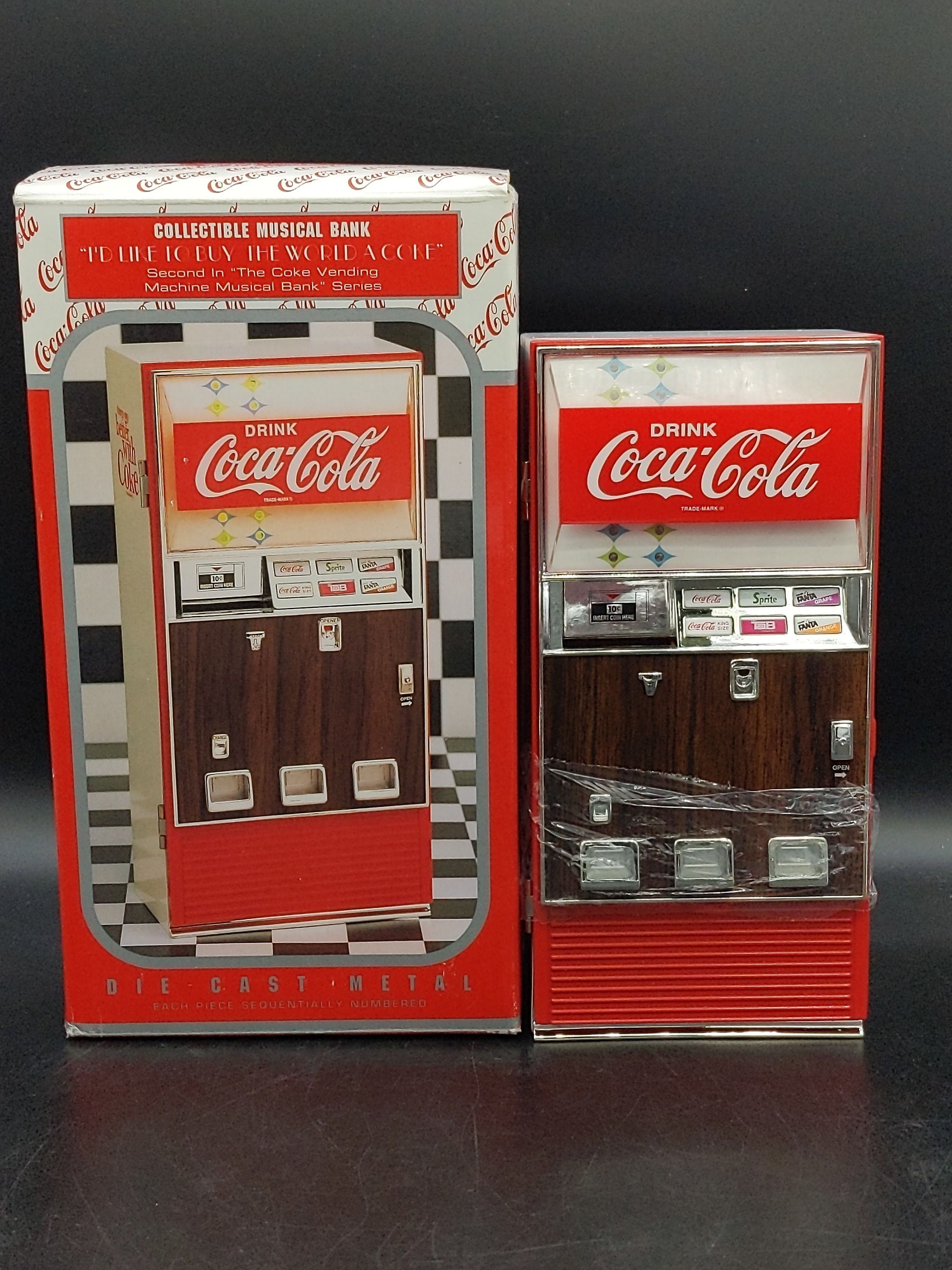 Coca Cola Die Cast Musical Bank 1996 by Enesco 169706 Fully Functional ...