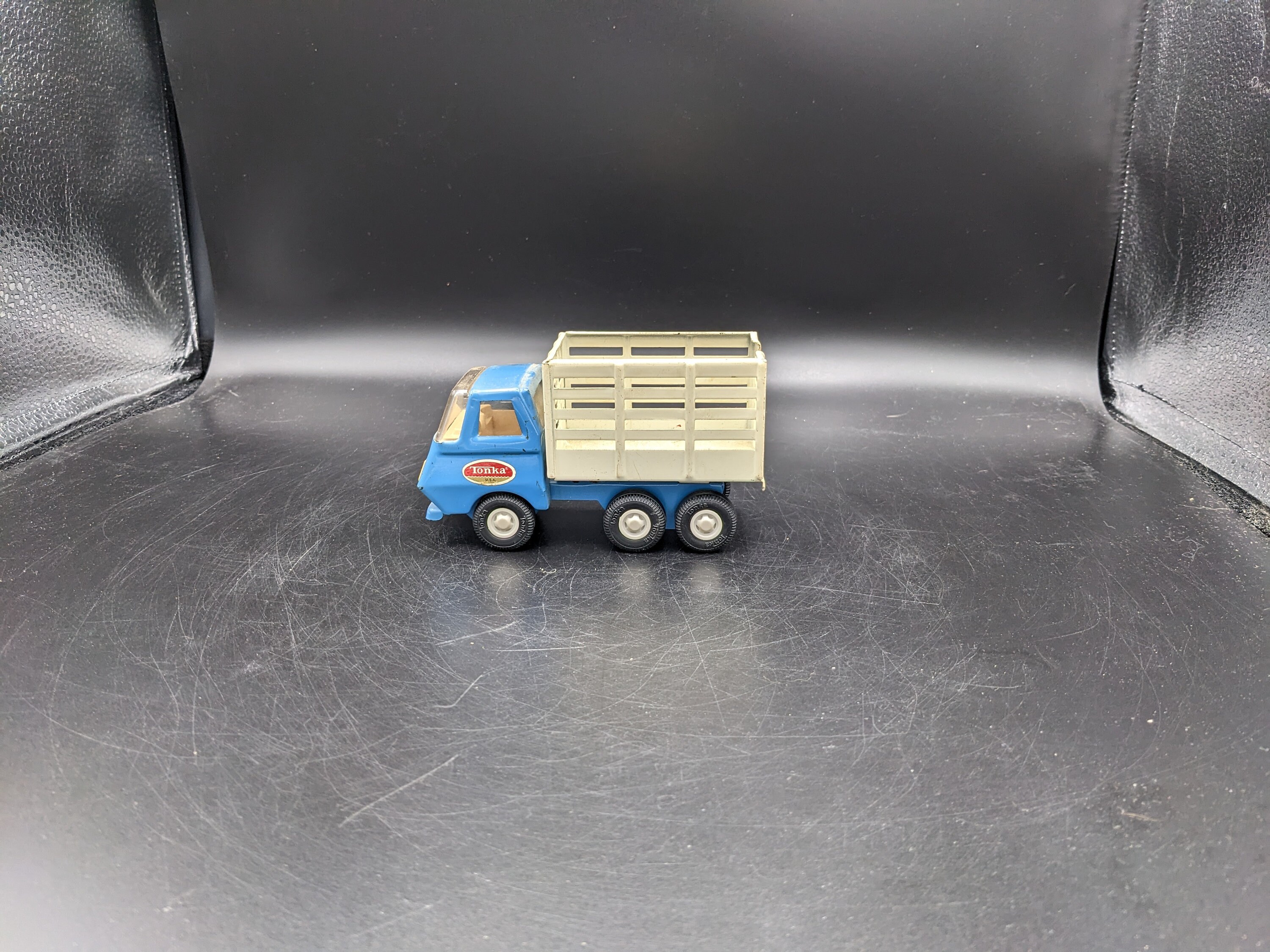 Vintage 1969 Tiny Tonka Toy Truck Blue & White Dump Stake - Etsy